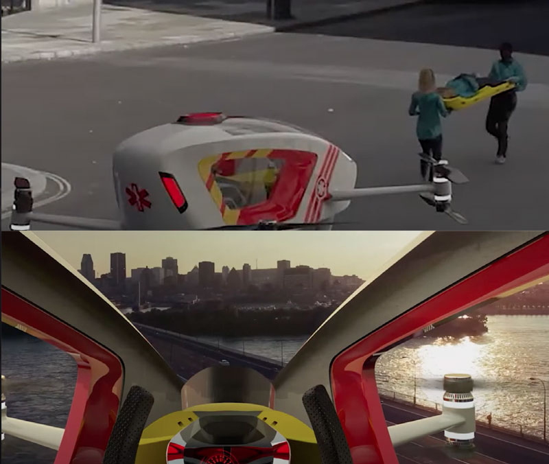 Call the eVTOL air ambulance